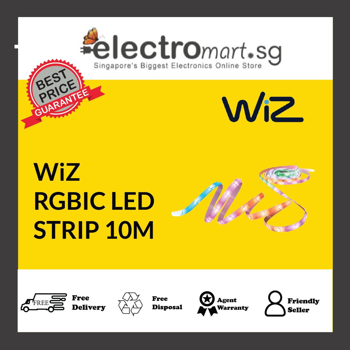 WiZ RGBIC LED STRIP 10M