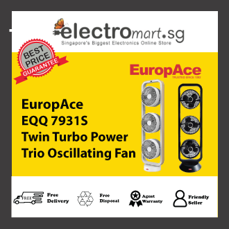 EuropAce EQQ7931 Twin Turbo Power Trio Oscillating Fan – Electromart.sg ...