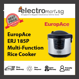 EuropAce ERJ185P Multi-Function Rice Cooker 1.8L – Electromart.sg Pte Ltd
