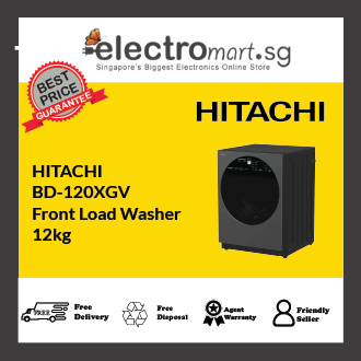 Hitachi BD-120XGV 12kg Front Load Washer – Electromart.sg Pte Ltd