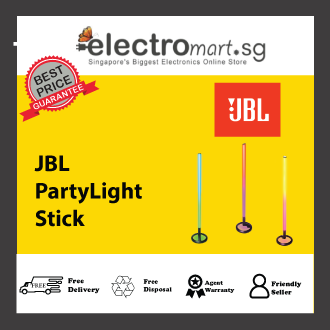 JBL PartyLight Stick A Bluetooth party light stick that wirelessly syn ...