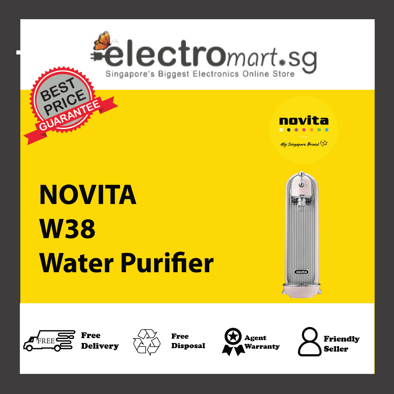 NOVITA W38 Water Purifier – Electromart.sg Pte Ltd