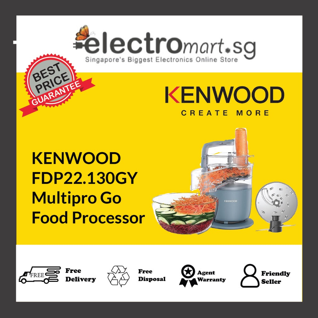 KENWOOD FDP22.130GY Multipro Go Food Processor – Electromart.sg Pte Ltd