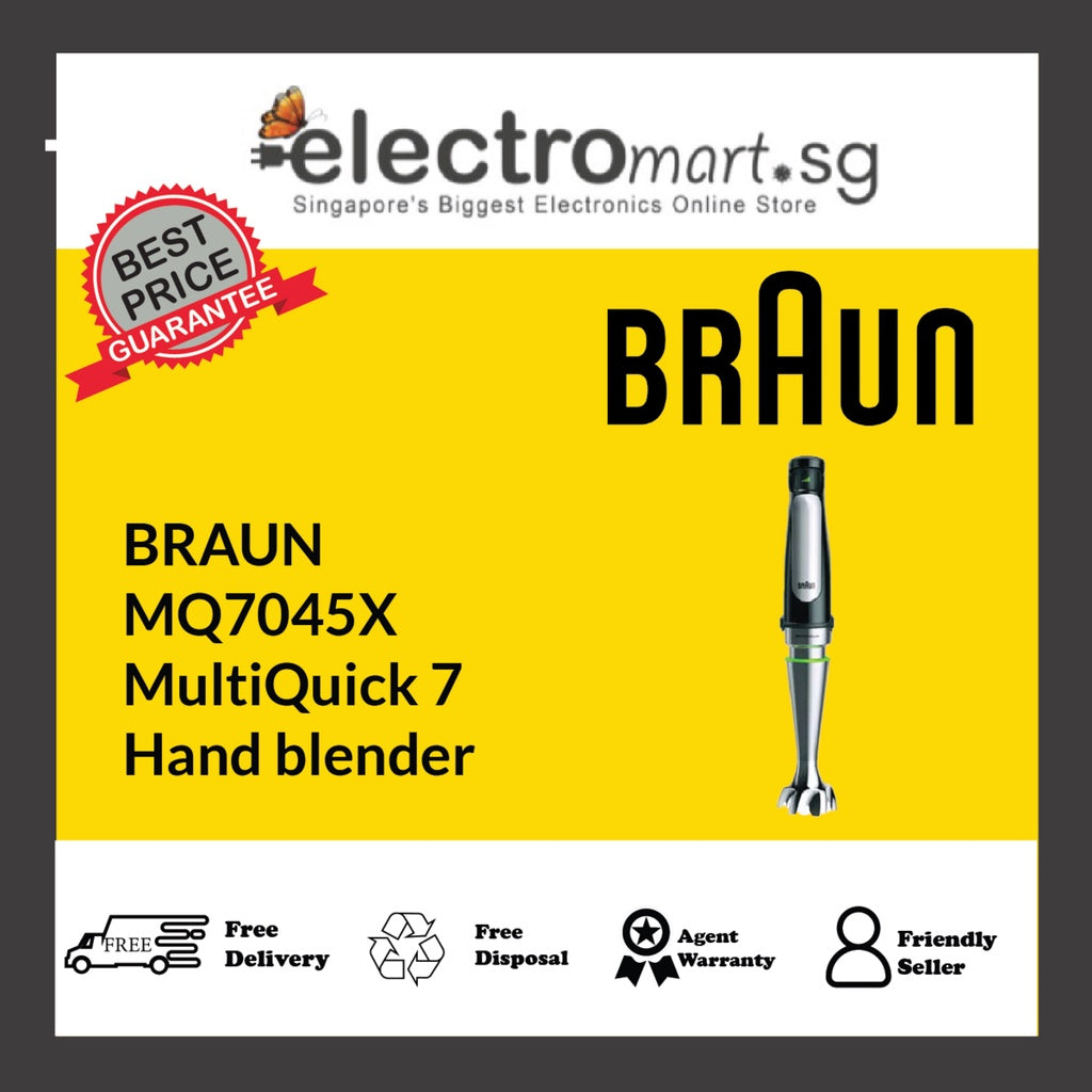 BRAUN MQ7045X MultiQuick 7 Hand blender – Electromart.sg Pte Ltd
